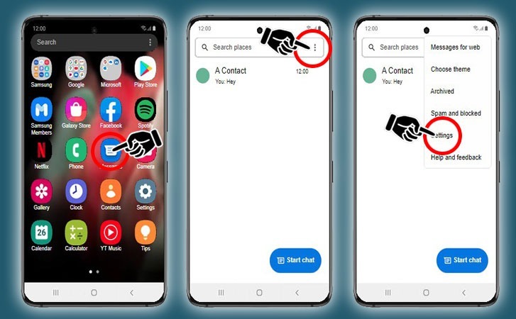How To Enable Text Message Delivery Report On Samsung S21